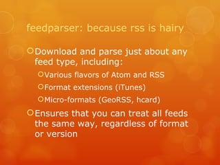 Feedparser | PPT