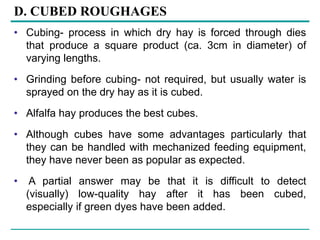 Feed processing methods | PDF