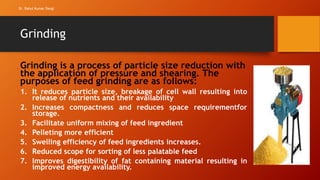animal nutrition Feed processing techniques for improving nutrients ...