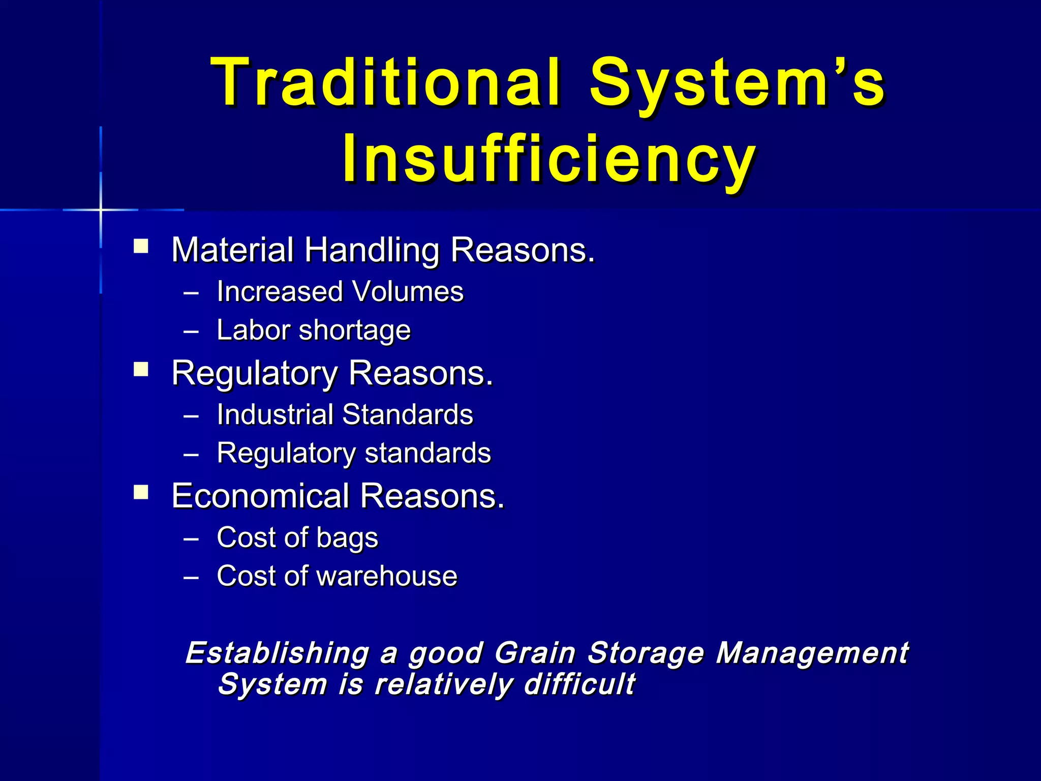 Feed raw material handling and storage | PPT Feed raw material handling and storage | PPT