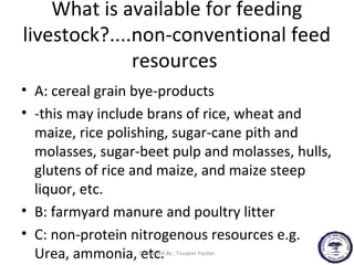 Feed resources for livestock | PPT