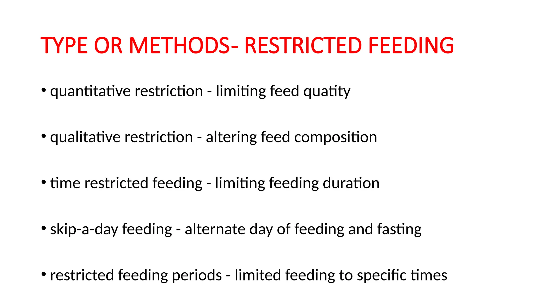 FEED RESTICTION IN POULTRY NUTRIENTS.pptx saad.pptx