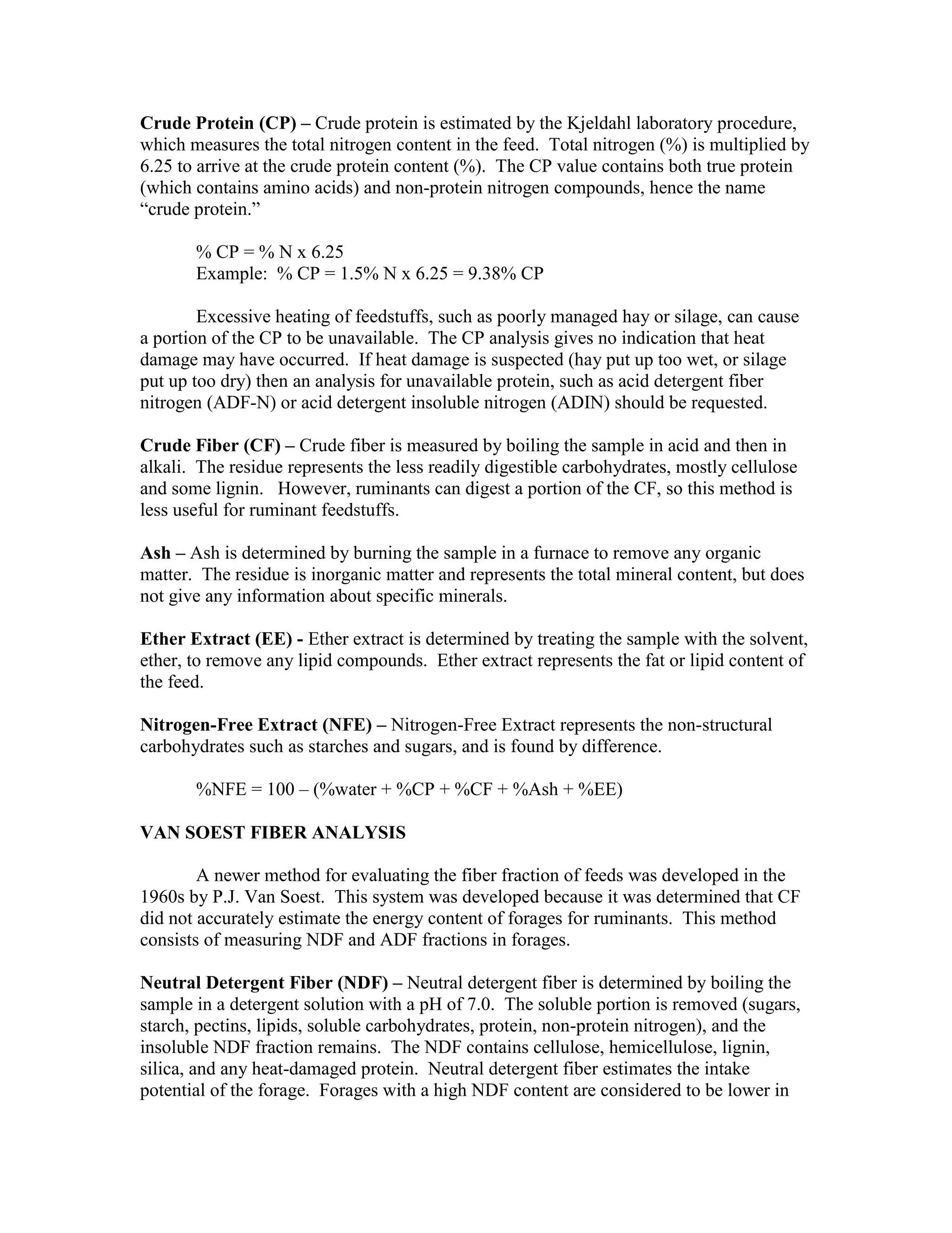 Feed Sampling & Analysis Handout | PDF