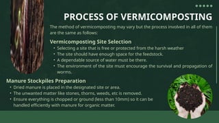 Feeds used for vermicomposting and vermiculturing | PPTX
