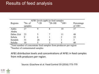 Feed storage practices and aflatoxin contamination of dairy feeds in ...