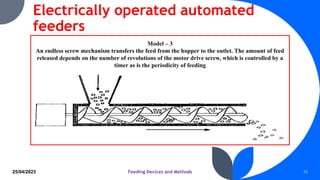 Fish Feeding device and methods , Feed technology.pptx