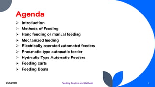 Fish Feeding device and methods , Feed technology.pptx