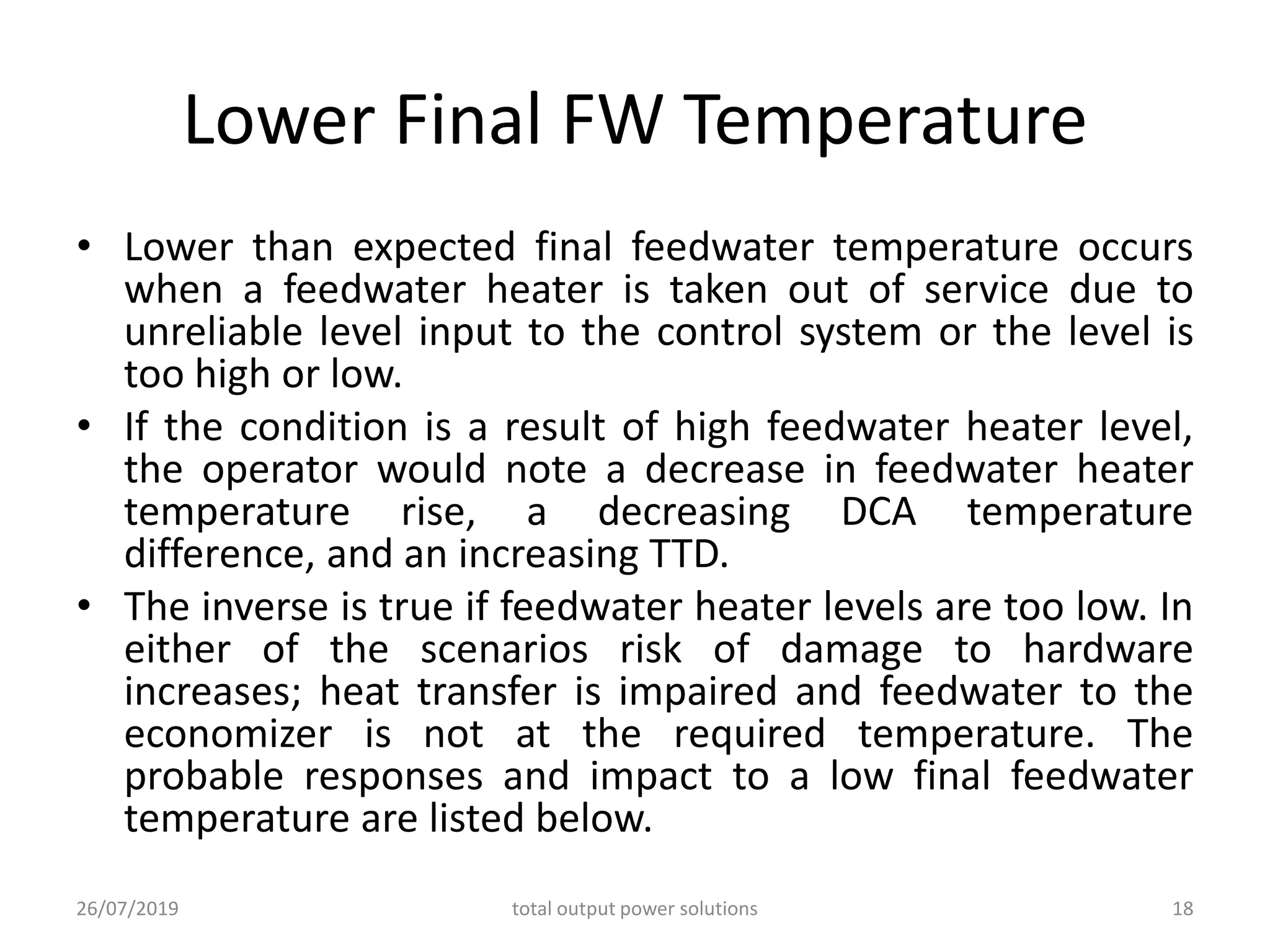 Feed water and condensate heaters | PDF