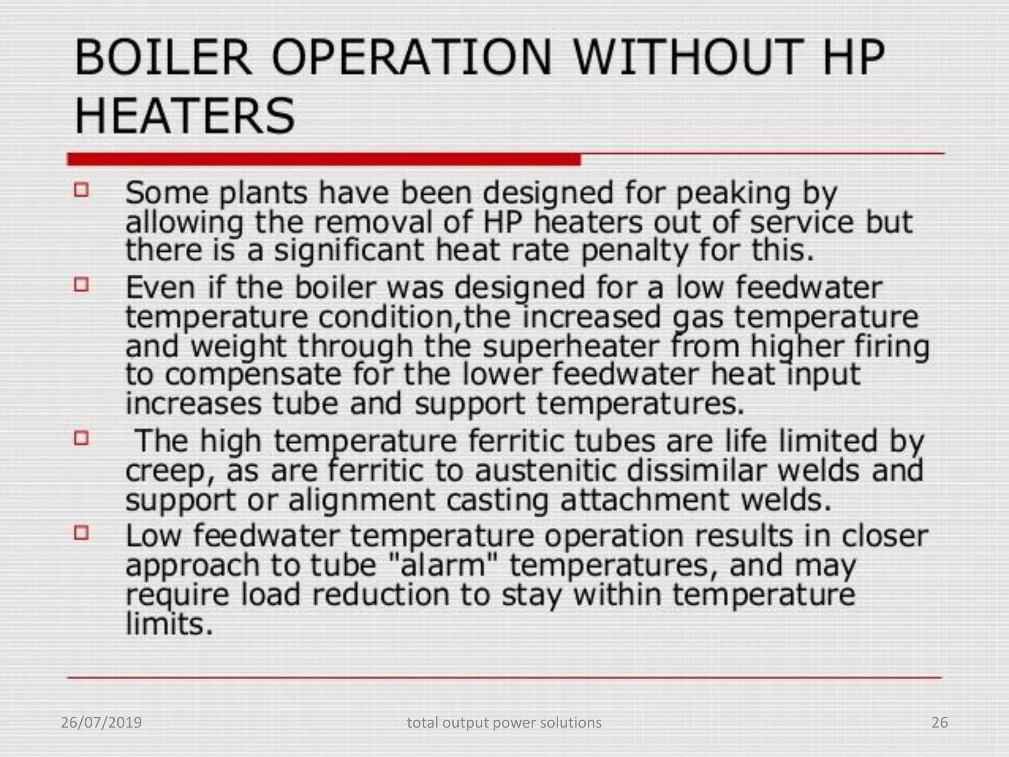 Feed water and condensate heaters | PDF