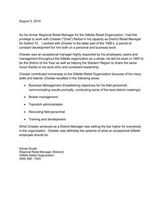 Goulet Reference | PDF