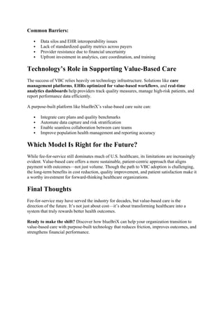 Fee for Service vs Value based care.docx