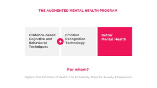 Feel augmented mental health program at Open Coffee XCV | PPT