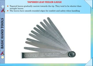 Angled Tapered Feeler Gauge