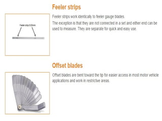 Feeler gauge ppt | PPT