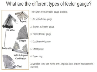 Feeler gauge ppt | PPT