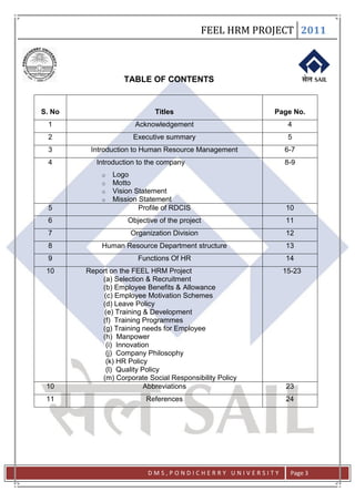 Feel hrm @ rdcis | PDF