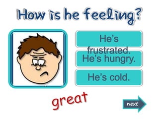 feelings and emotions vocabularies and quiz | PPTX