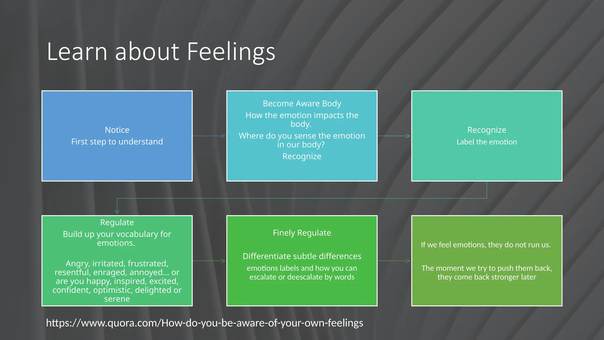 Insight into Transition of Feelings and Emotions | PPT