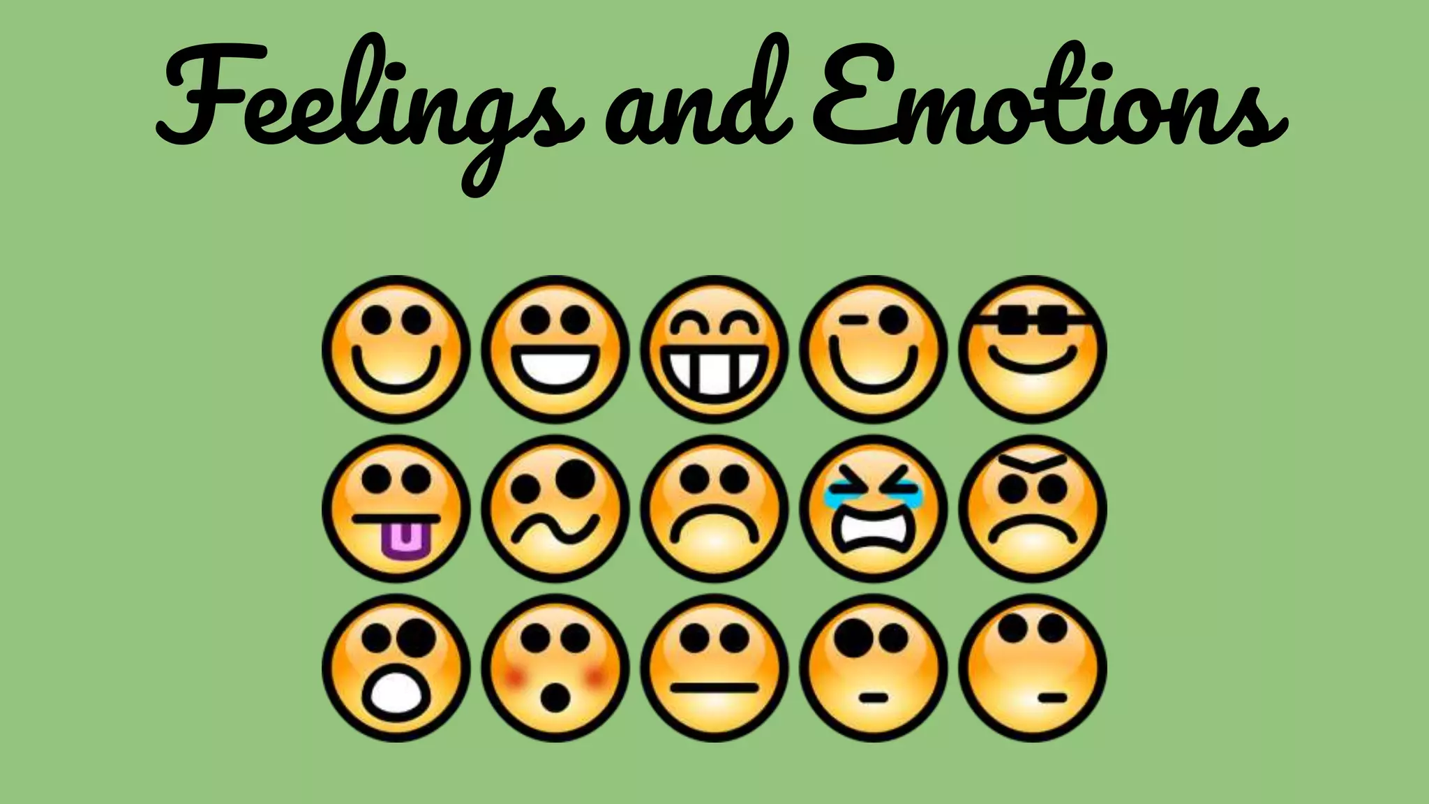 Feelings and emotions | PPT