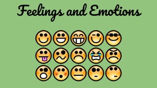 Feelings Chart: Happy, Sad, Hungry, Thirsty | PPT