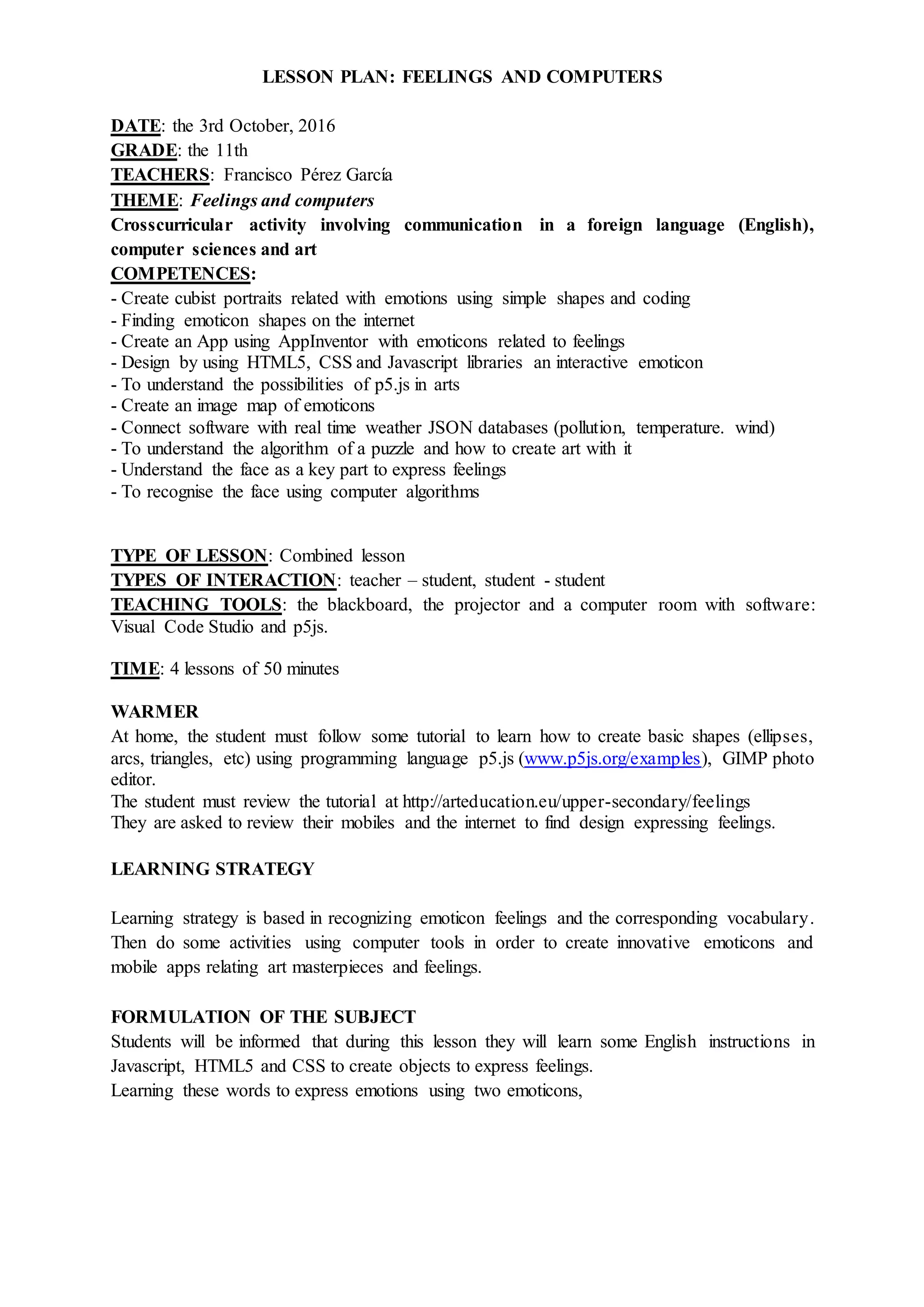 Feelings and computers | PDF