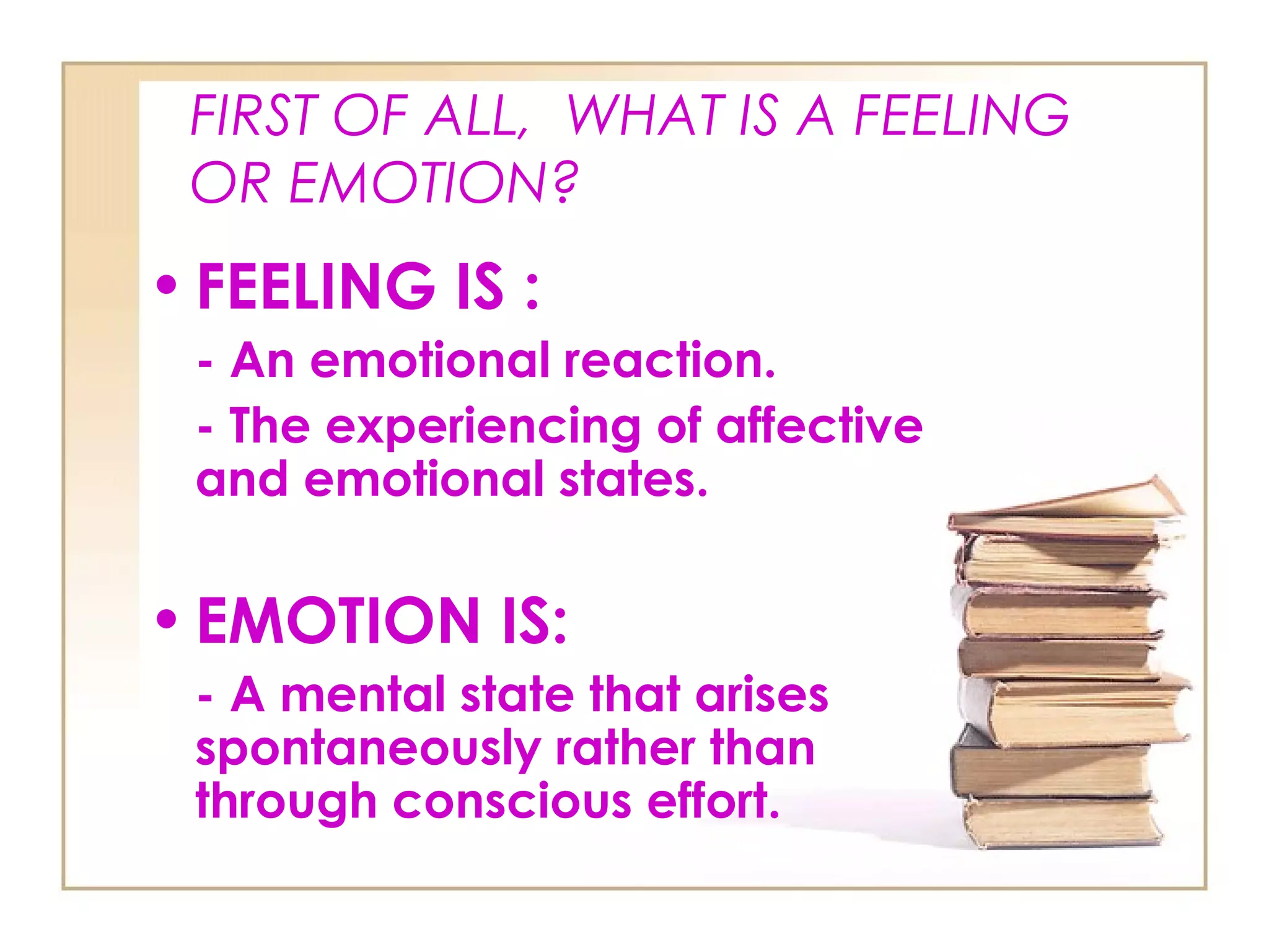 Feelings and emotions | PPT