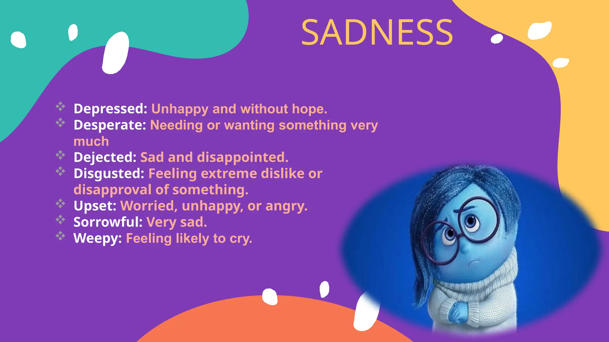 Feelings and emotions vocabulary in english | PPTX