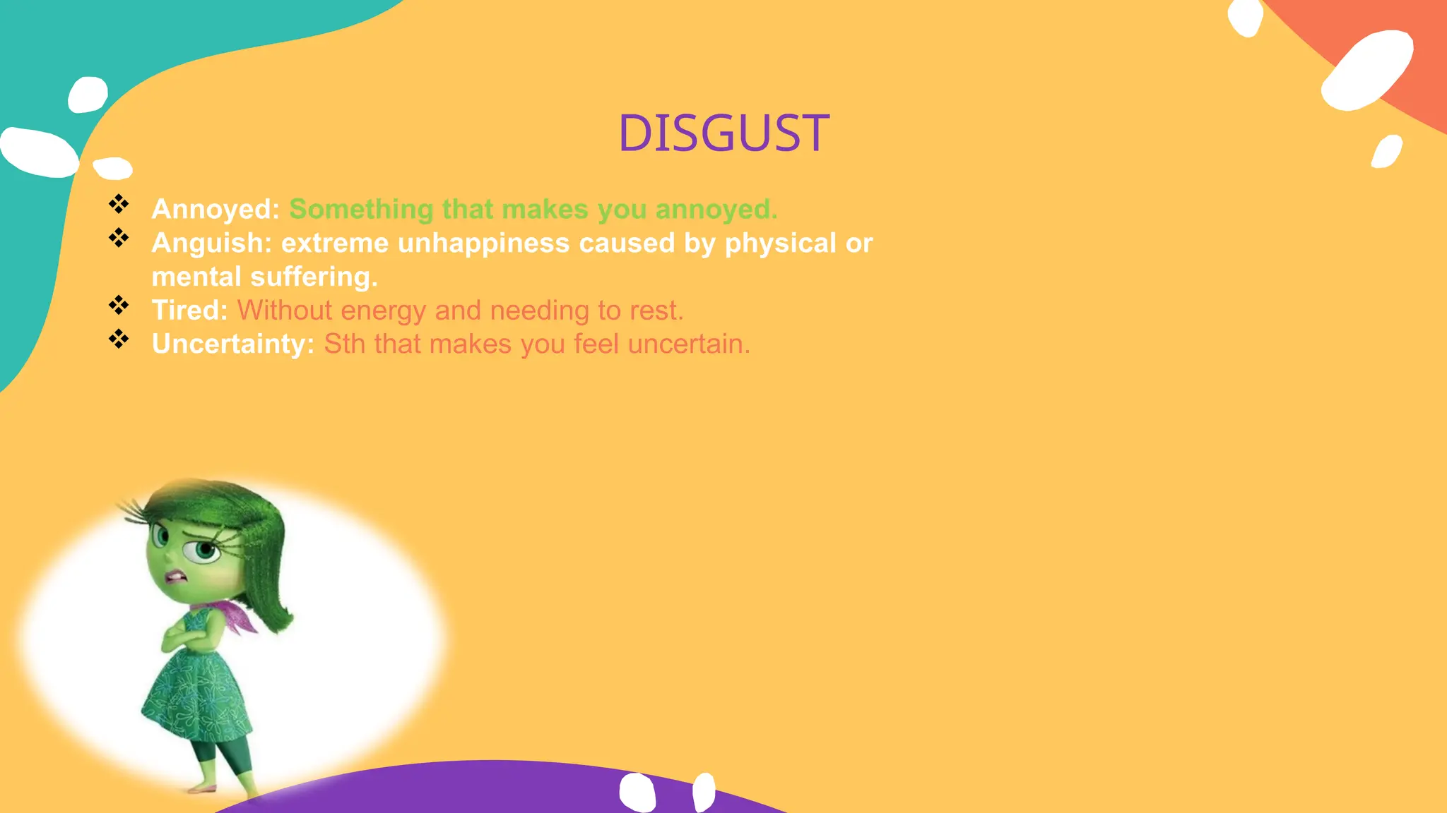 Feelings and emotions vocabulary in english | PPTX