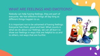 Feelings and emotions vocabulary in english | PPTX
