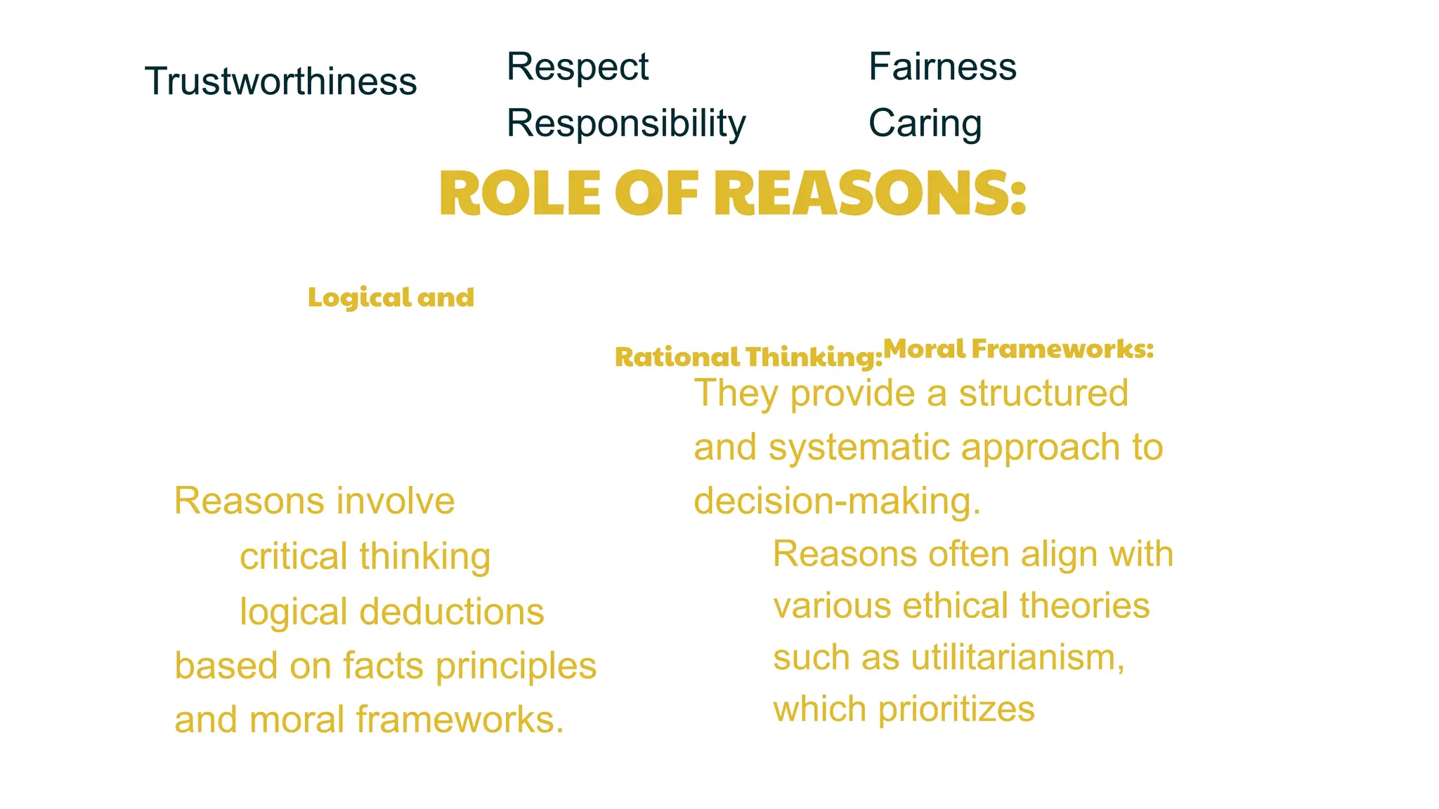 feelings and Reasons Presentation for freshmenpdf | PDF