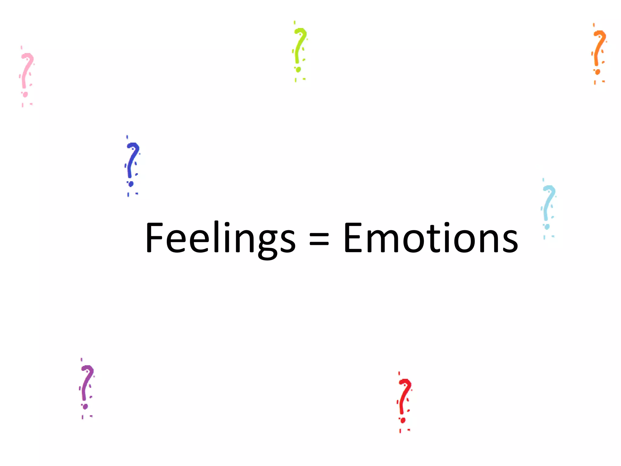 Feelings and emotions | PPT
