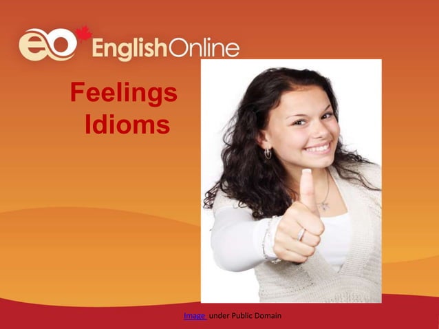 Feelings idioms | PPTX
