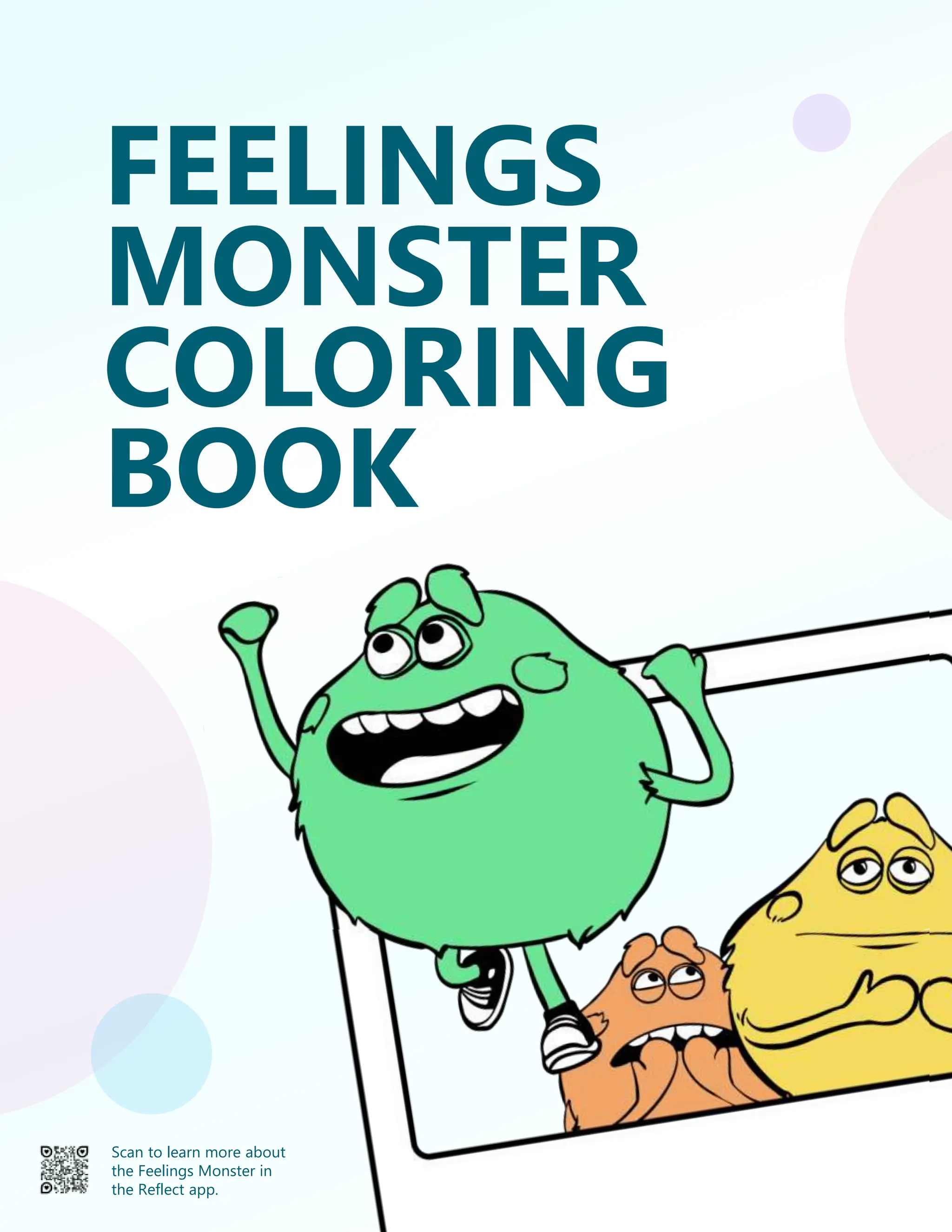 FEELINGS MONSTER COLORING BOOK.pptxbggnbn | PPTX