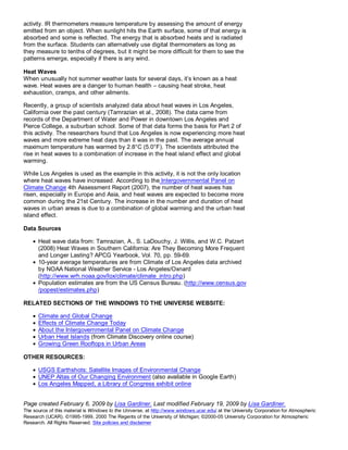 Feeling The Heat (UCAR) | PDF