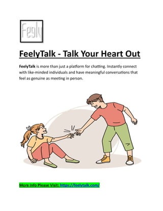 FeelyTalk: Share Your Feelings Freely! | PDF