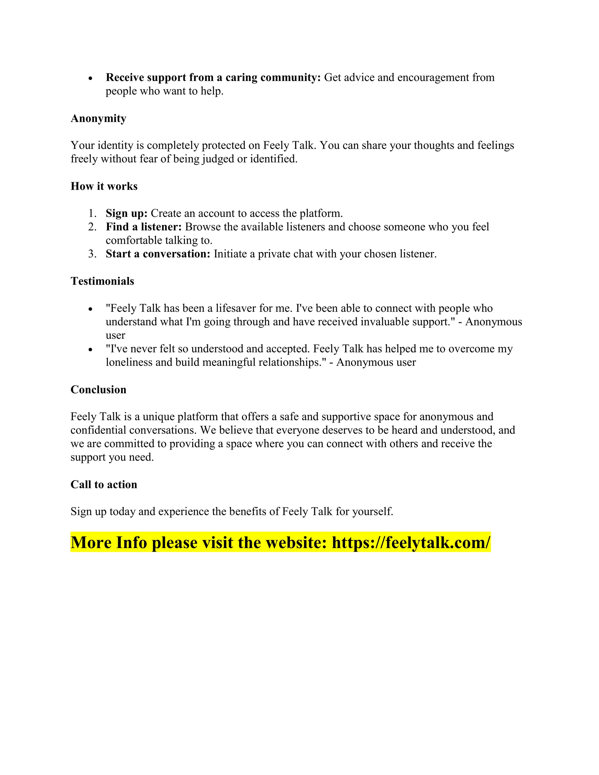 Feely Talk: - Ready for a Conversation? | PDF