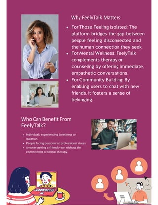 Connect with Strangers for Genuine Conversations at FeelyTalk | PDF