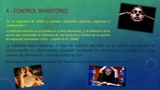 Funciones ejecutivas en niños | PPTX