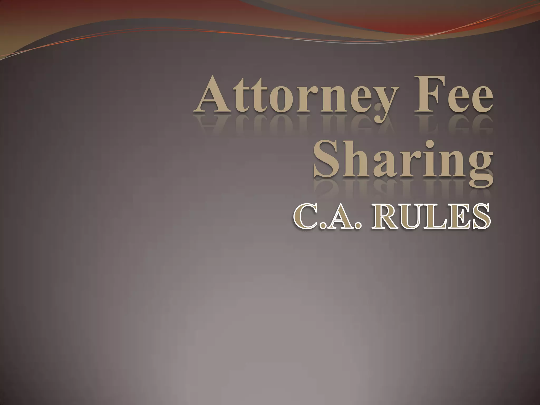 Fee sharing | PPT