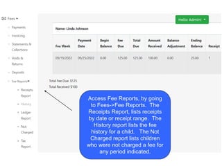 Fees Statements and Reports.ppt | Business and Finance