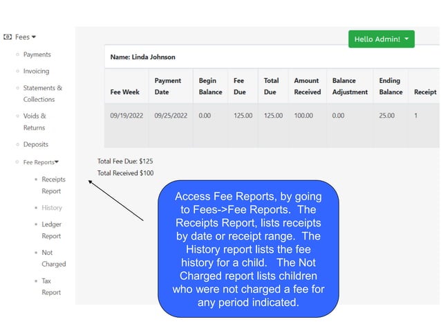 Fees Statements and Reports.ppt | Business and Finance