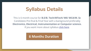 Fee structure of embedded training in Bangalore - PTInstitute | PPT