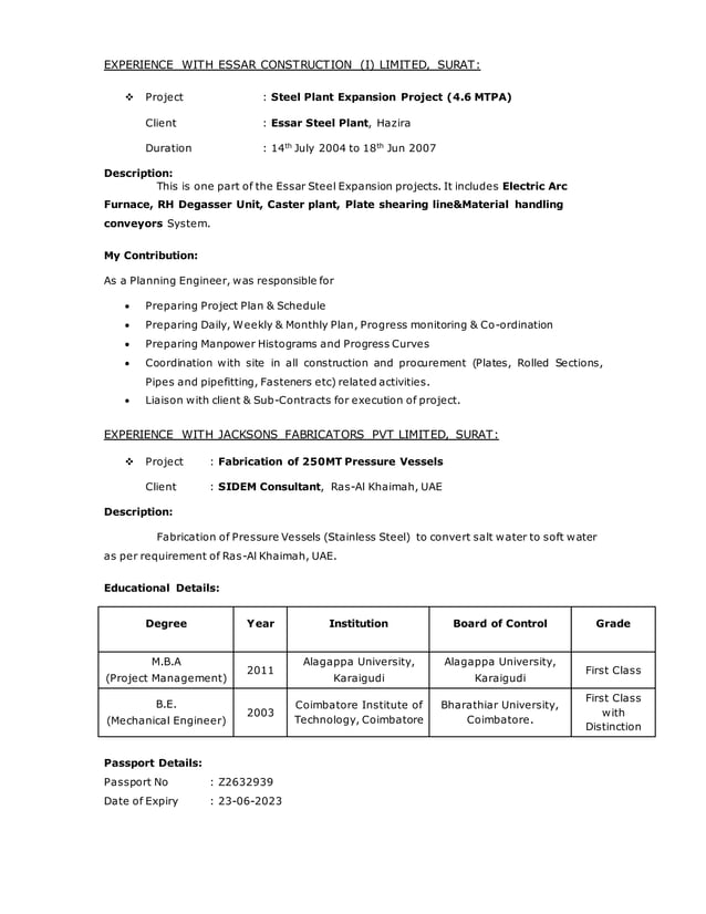 Dhanasekaran_Resume | PDF