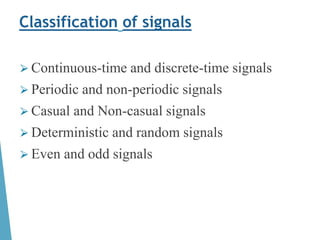 Signals and System | PPT