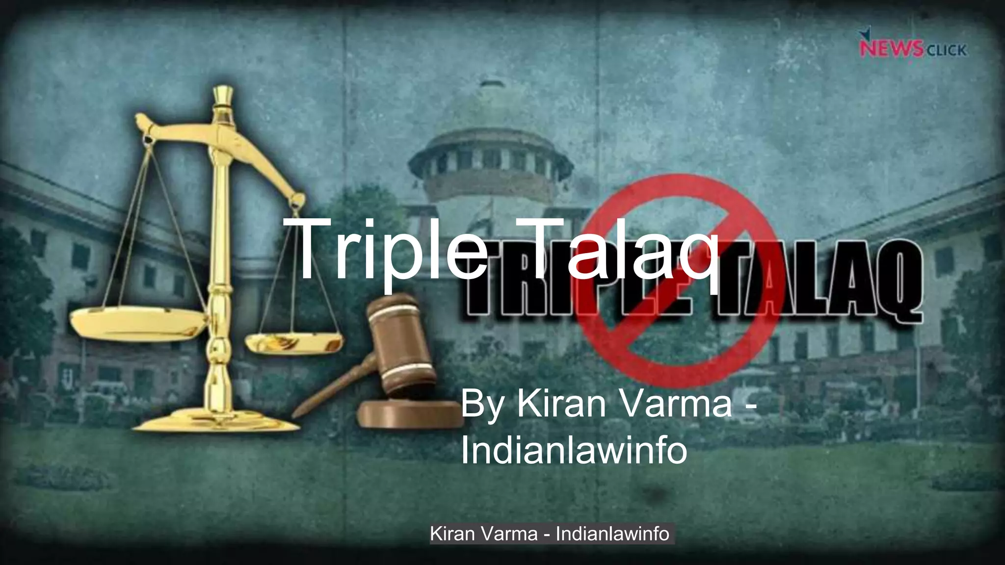 Triple talaq | PPTX