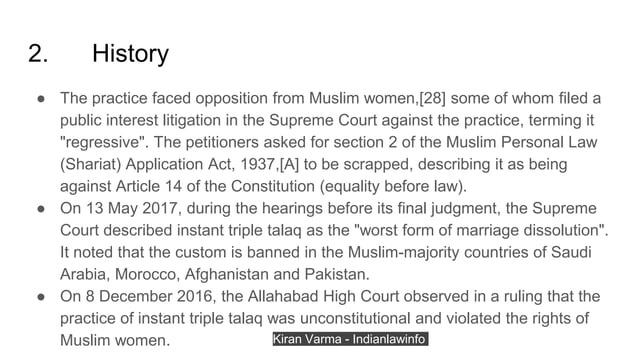 Triple talaq | PPTX
