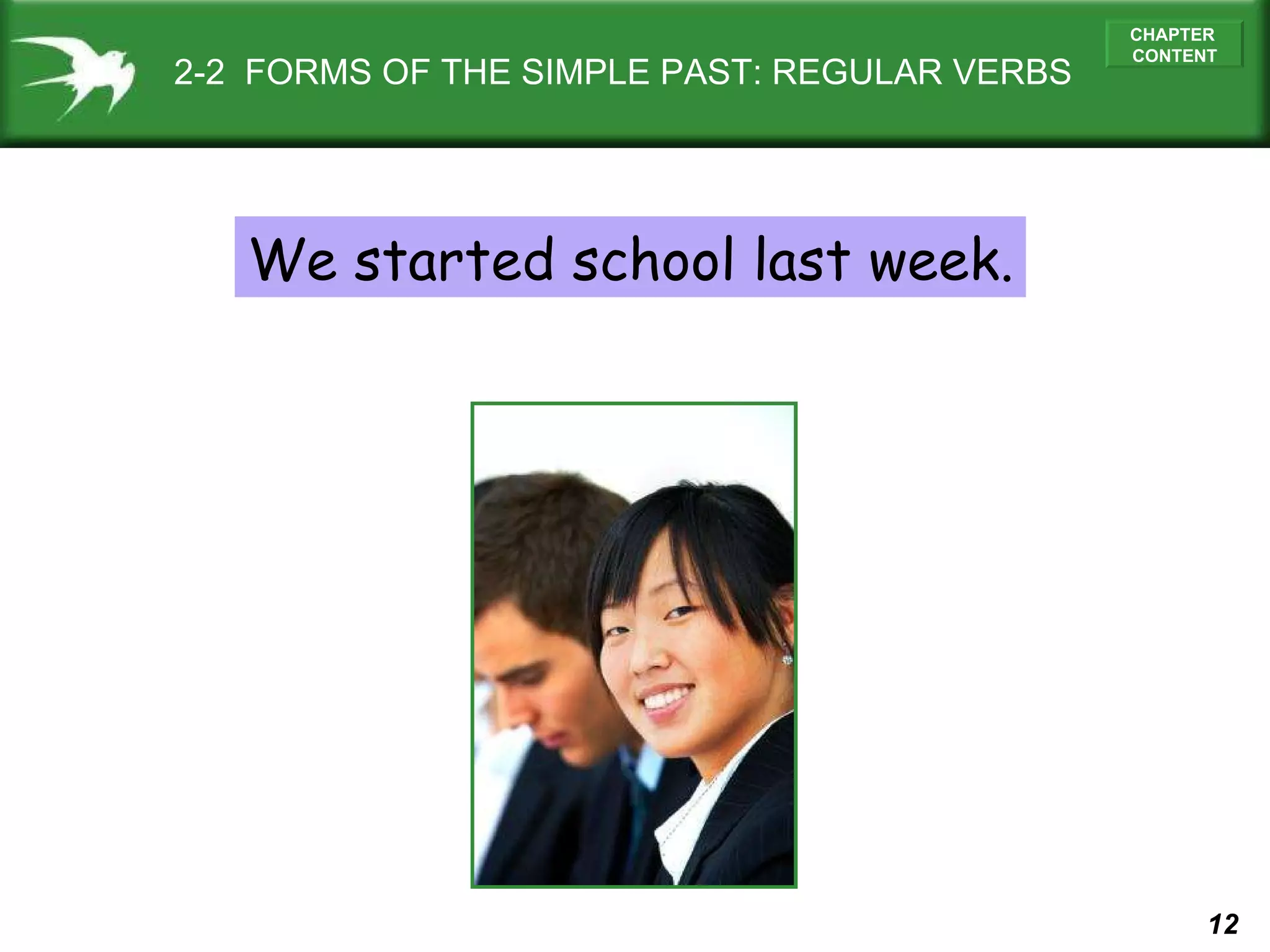 SIMPLE PAST TENSE | PPT