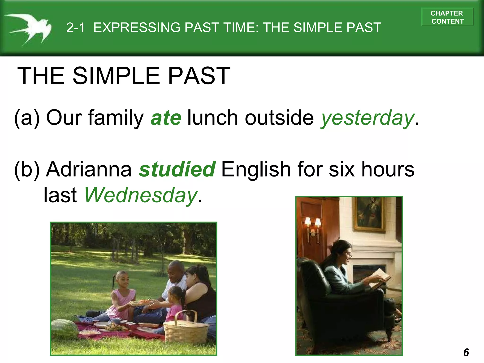SIMPLE PAST TENSE | PPT