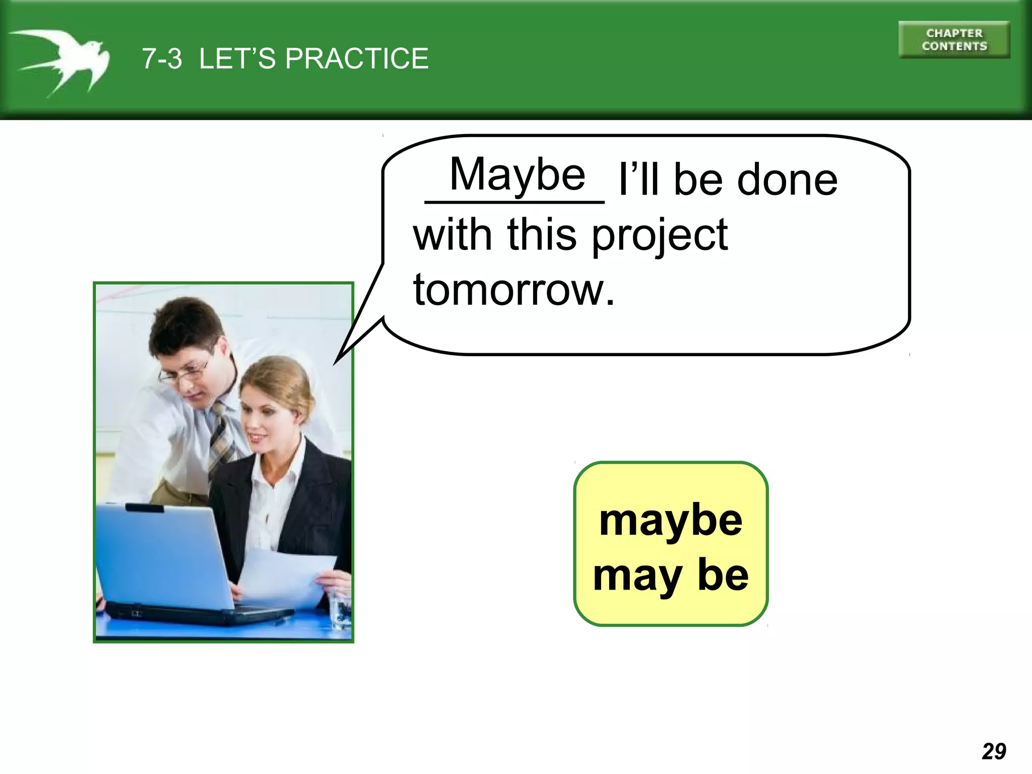 Feg chapter 07 Modal Verbs | PPS