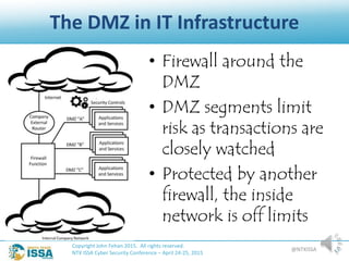 NTXISSACSC2 - The Evolving DMZ by John Fehan | PPT